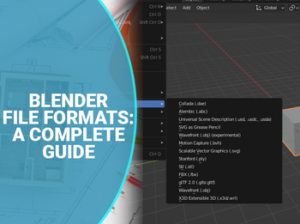 Guía completa de los principales formatos de archivos en Blender